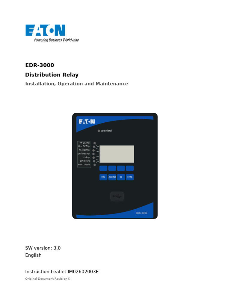 EDR-3000 Installation and Operation Guide | PDF | Electrostatic ...