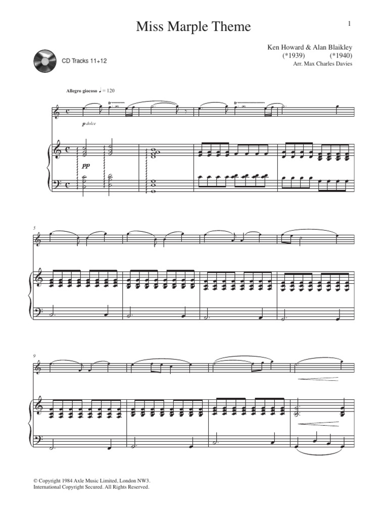 Miss Marple Theme | PDF