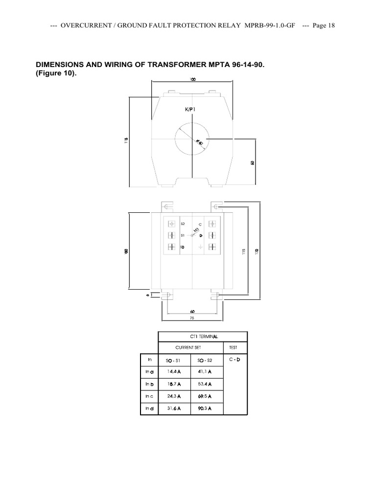 Transformer MPTA 96-14-90 Specs | PDF | Technology & Engineering