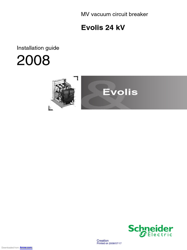 Evolis 24 kV Circuit Breaker Guide | PDF | Insulator (Electricity ...