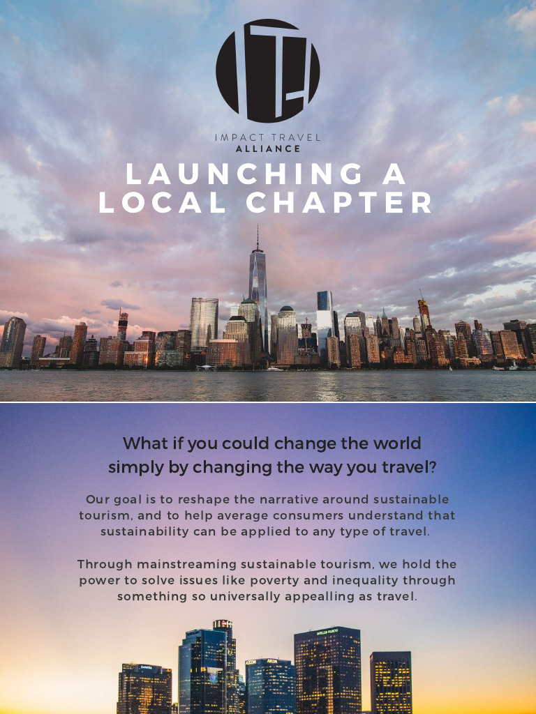 Launching Local Impact Travel Chapters | PDF | Tourism | Economies