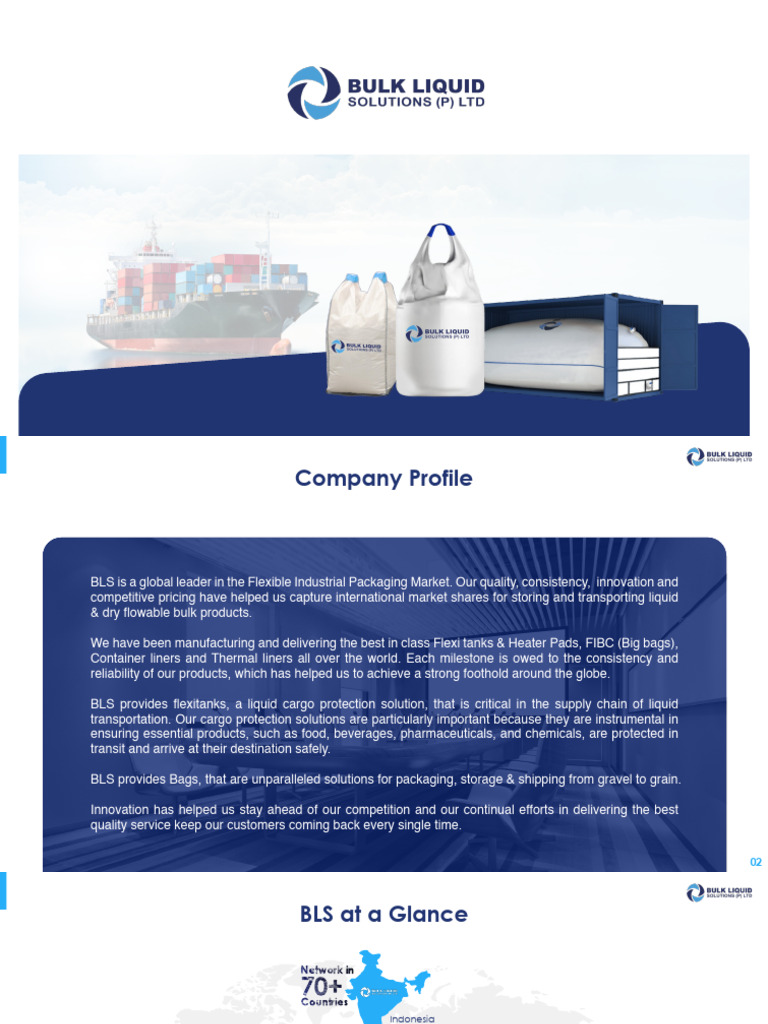 Bulk Liquid Solutions - Company Profile | PDF | Cargo | Materials