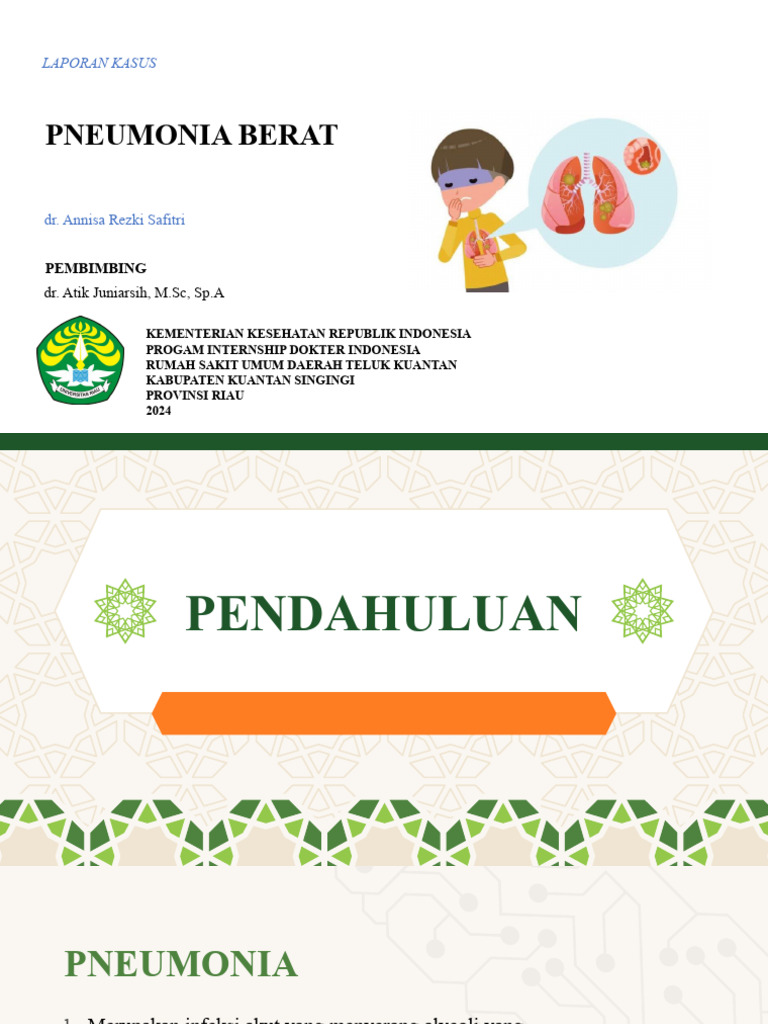 Sepsis Dan Pneumonia Berat | PDF