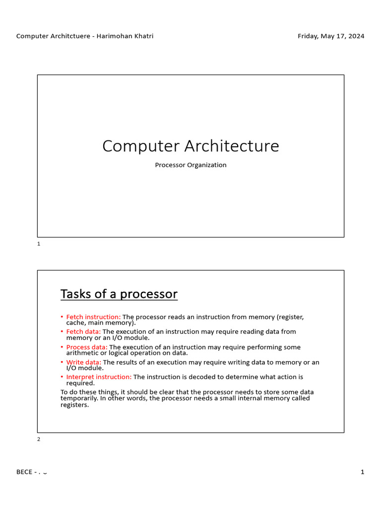 CH 03 | PDF | Central Processing Unit | Computer Data Storage