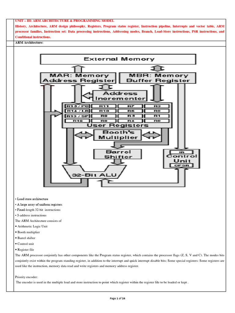 Introduction to ARM | Download Free PDF | Central Processing Unit | Pointer (Computer Programming)