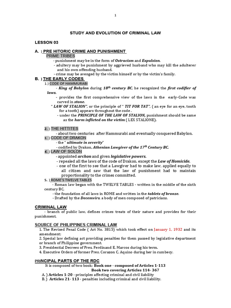 Midterm Reviewer Intro To Crim | PDF | Utilitarianism | Crimes