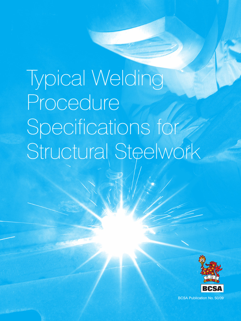Typical Welding Procedure Specifications for Structural Steelwork ...