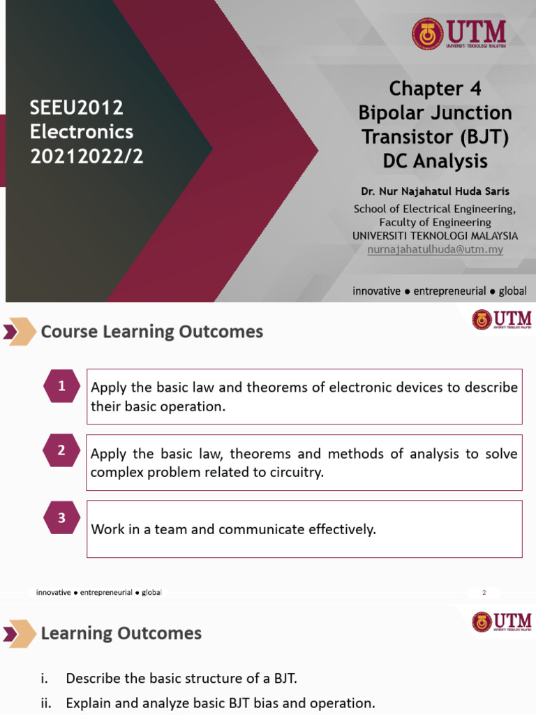 BJT DC Analysis for Engineering Students | PDF | Bipolar Junction Transistor | Transistor
