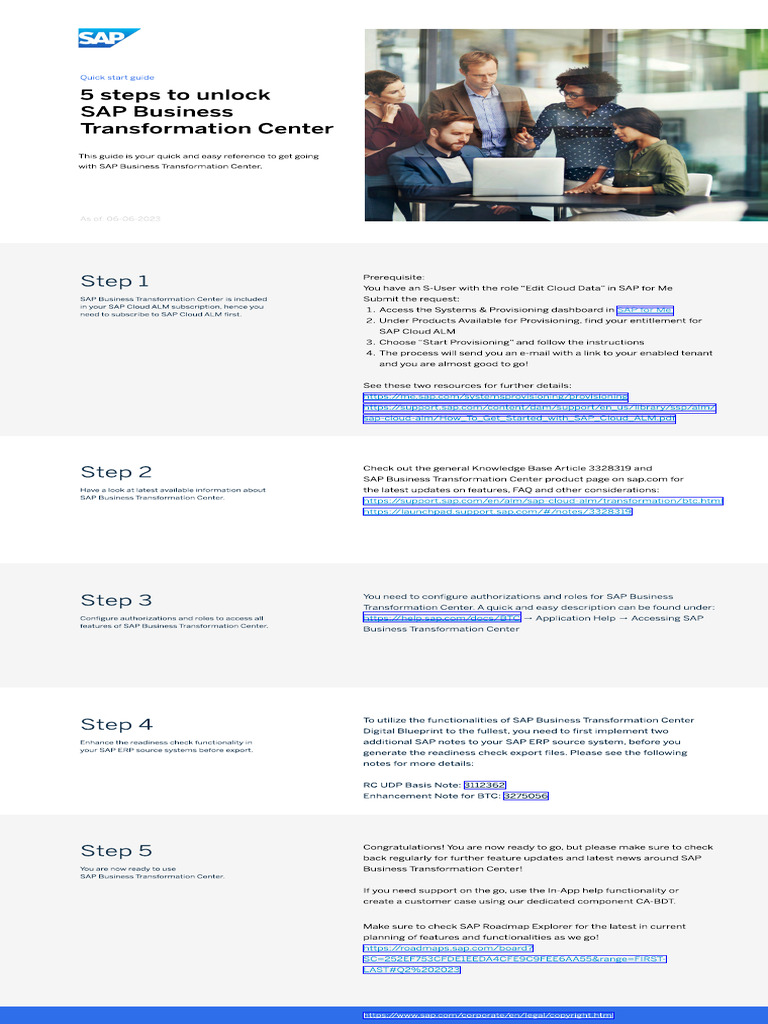 SAP BTC Quickstart | PDF | Computer Science | Information Technology ...