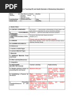 Lesson Plan 2025 | PDF