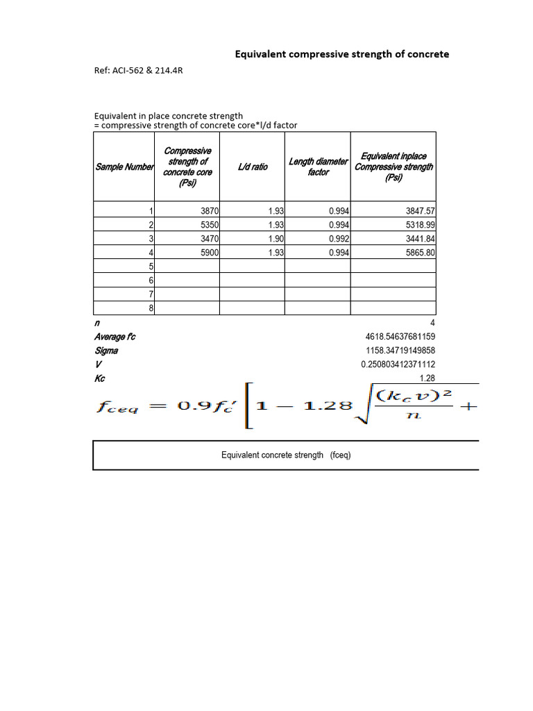 Report Calculations | PDF | Concrete | Building Engineering