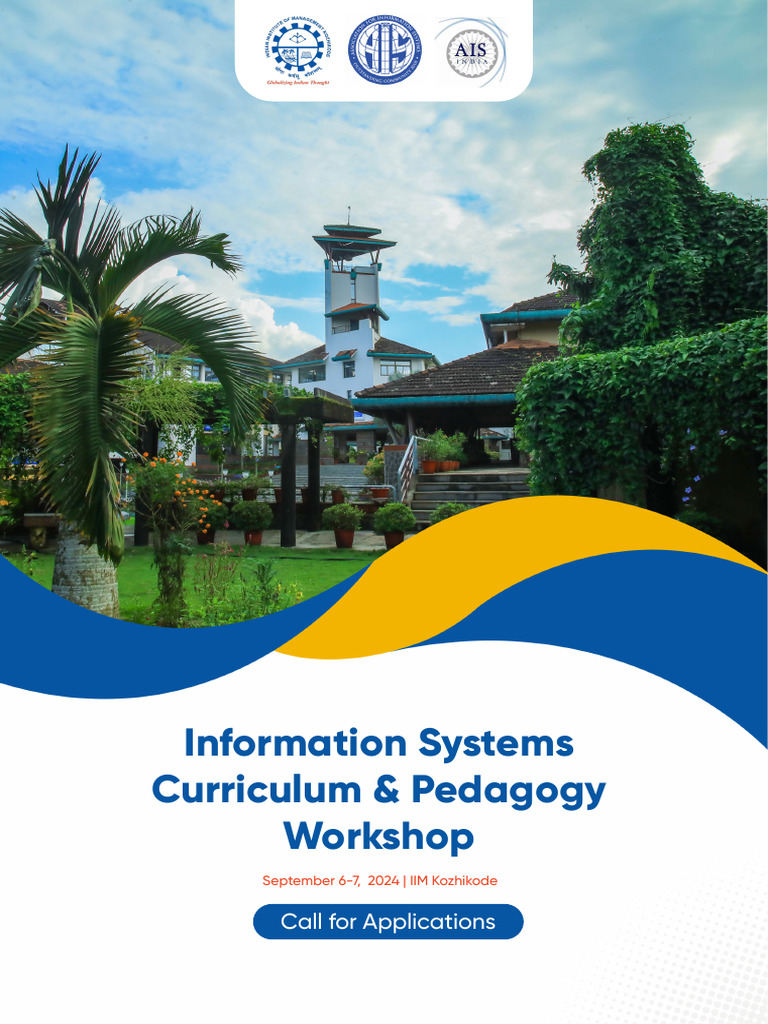 Information Systems Curriculum Pedagogy Workshop Iimk 1717348442 Pdf