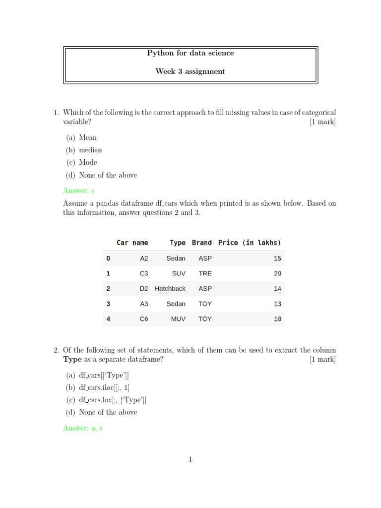 Python For Data Science July 2024W3 | PDF | Chocolate | Software ...