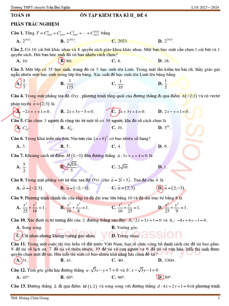 TOAN10_De-on-thi-hk2_4-2024 | PDF