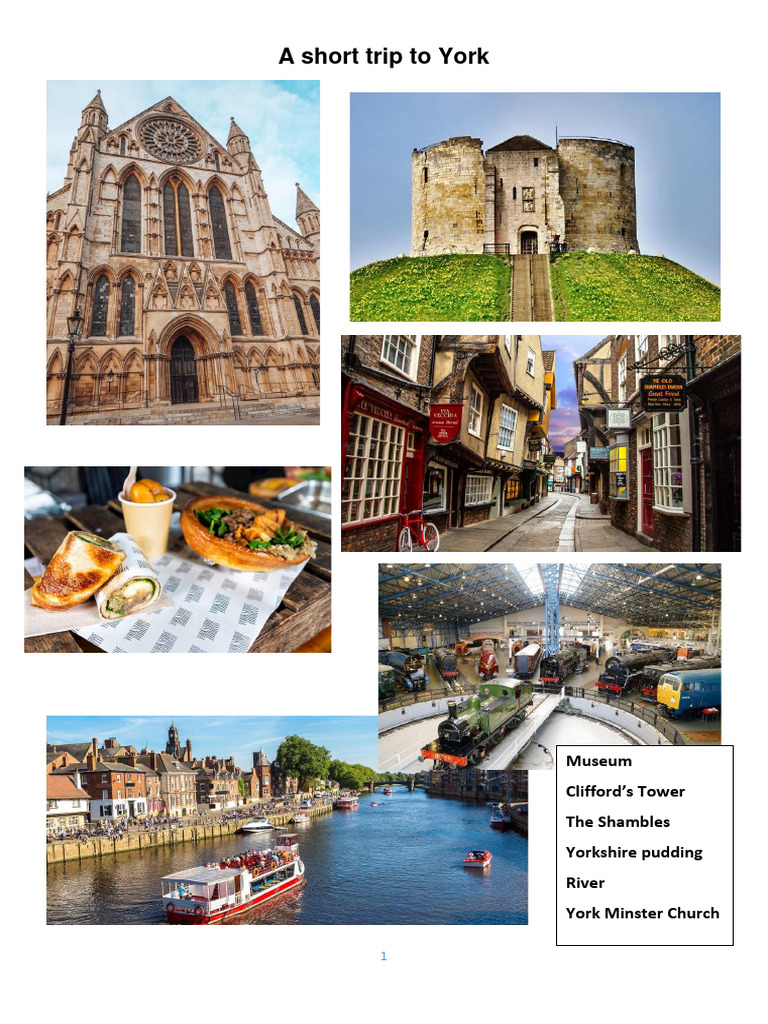 A Short Trip To York | PDF | York | Linguistics