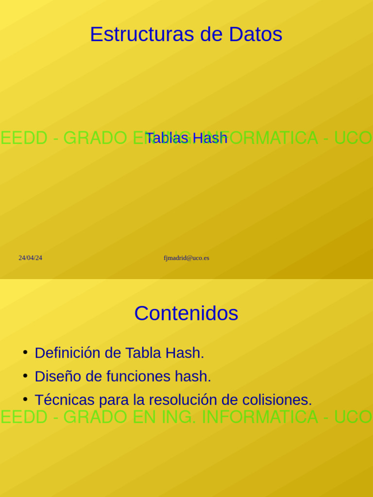 05 Tablas Mapas y Conjuntos 02 Tablas Hash | PDF | Programación de ...