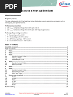 Infineon AURIX - TC37x - Addendum DataSheet v01 - 05 EN | PDF | Trademark | Emulator