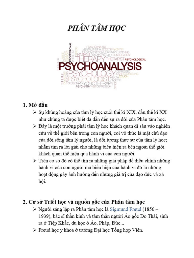Phân tâm học | PDF