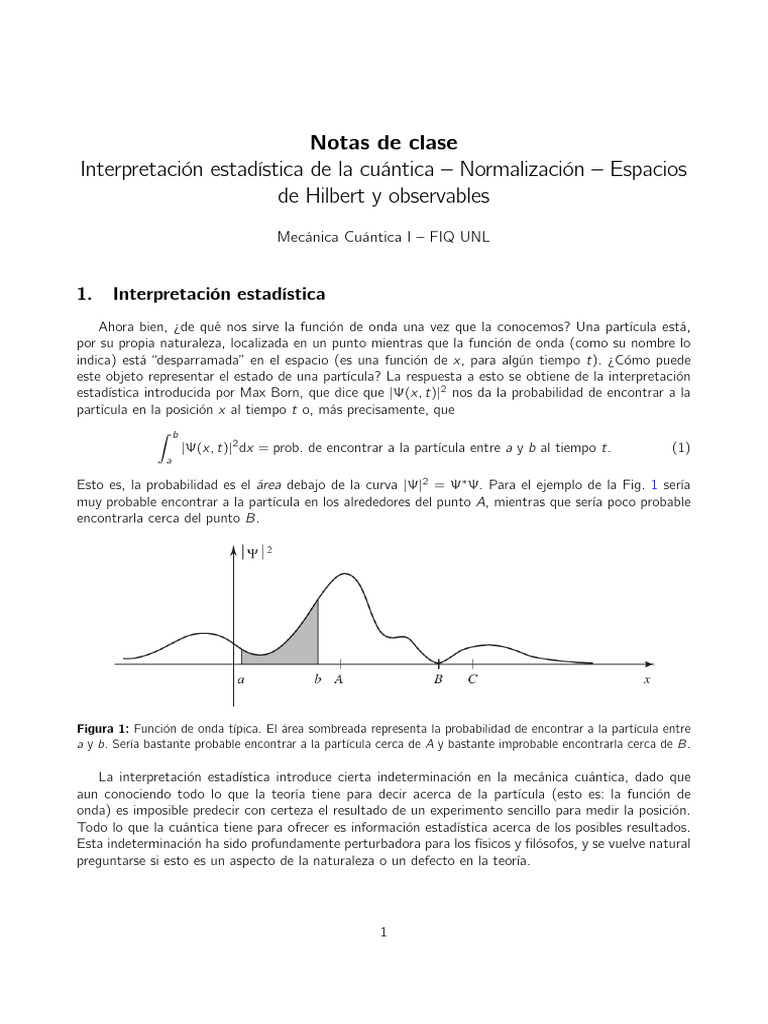 Clase 03 | PDF | Función de onda | Mecánica cuántica