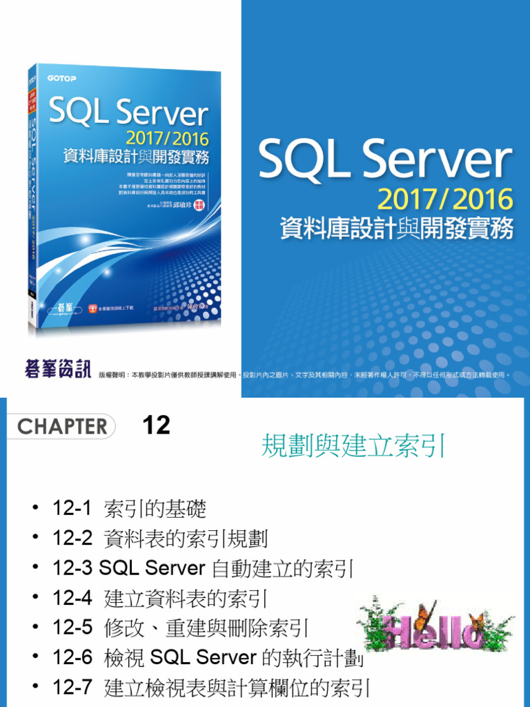 SQLSRV Design Chap12 | PDF