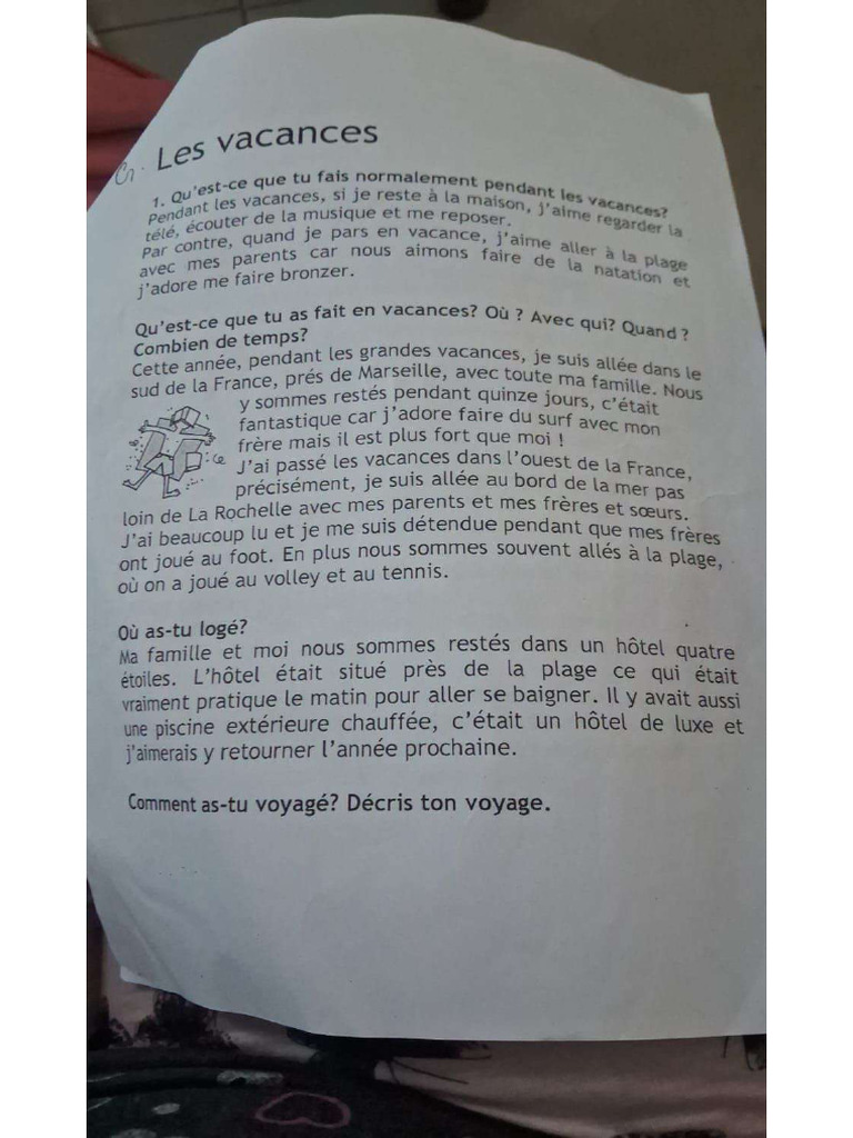 The Writing Tak For French MEMORIZE IT!! | PDF