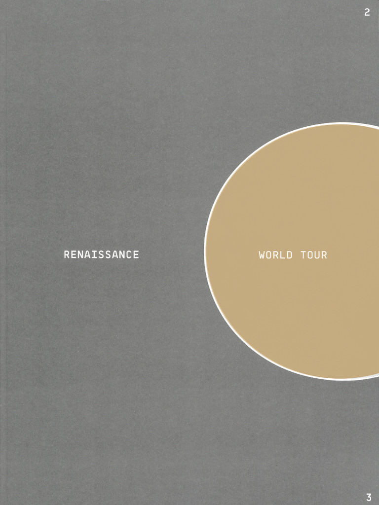 Beyoncé Renaissance World Tour Book | PDF