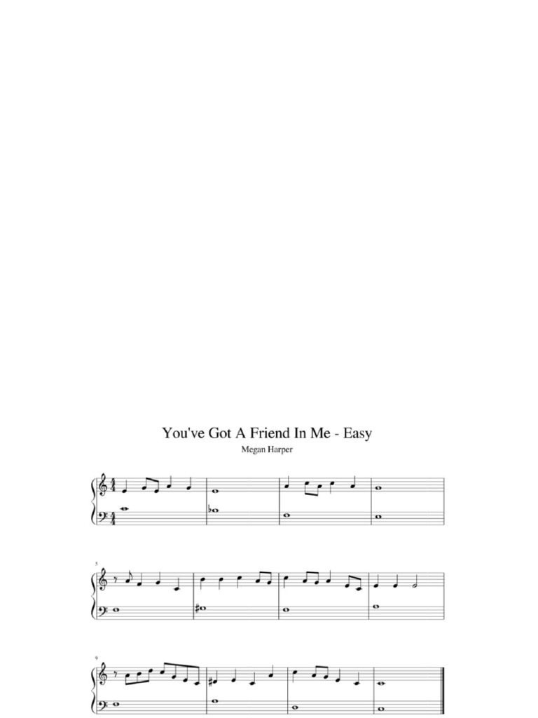 You've Got A Friend in Me - Beginner | PDF