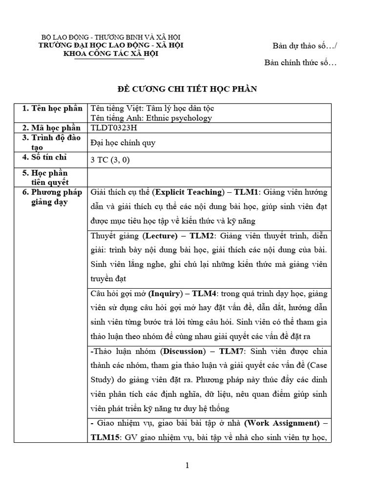 TLH Dân T C - 2021 | PDF