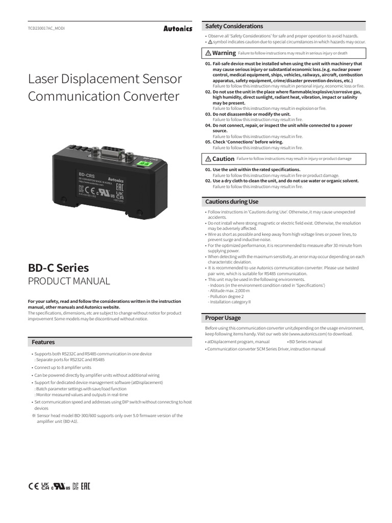 BDC en Tcd230017ac Modi 20240529 Manual W | PDF | Amplifier | Electricity