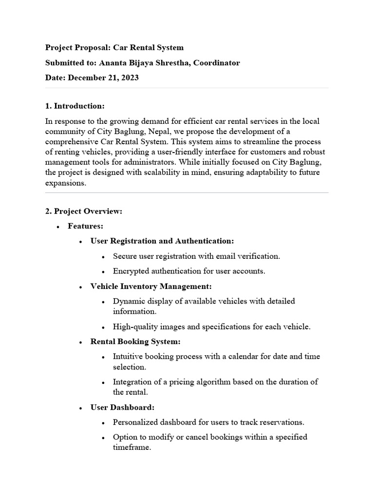 Car Rental Project | PDF | World Wide Web | Internet & Web