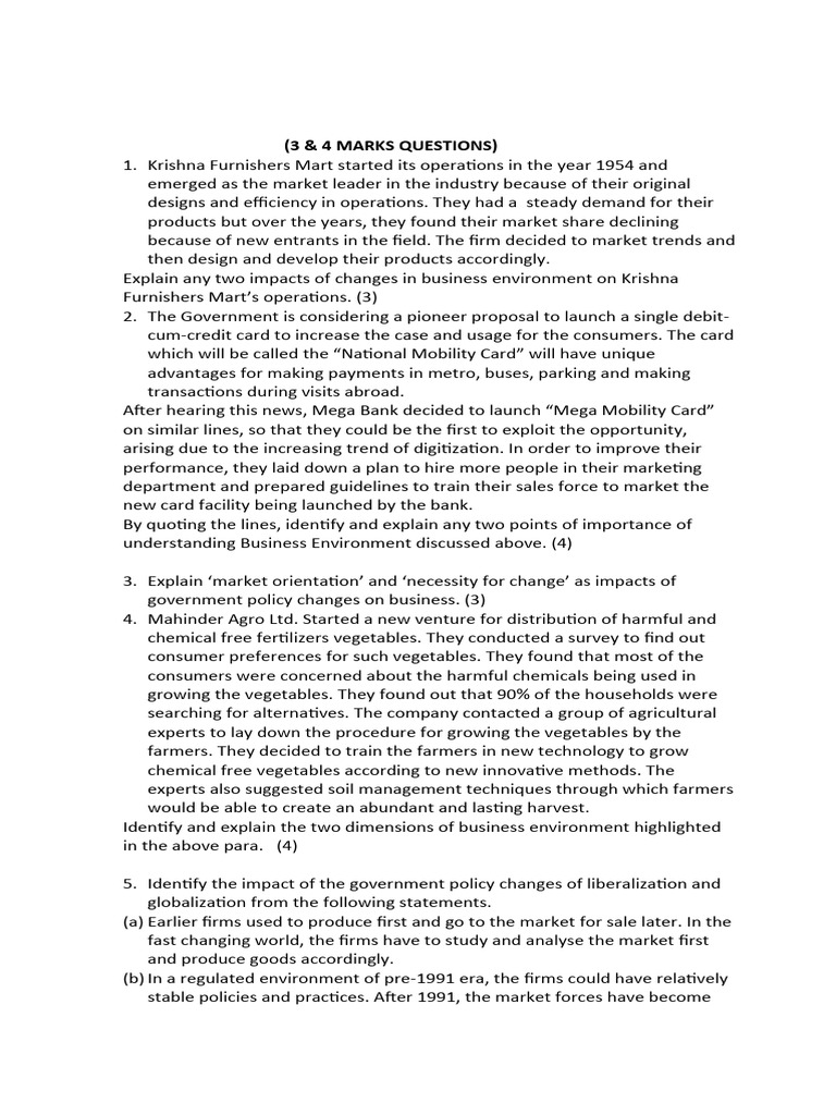 BST 3 Case Study | PDF | Market (Economics) | Goods