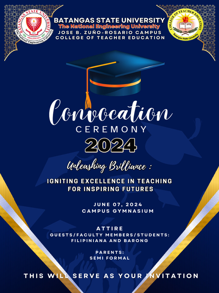 CONVOCATION-PROGRAM | PDF | Academia