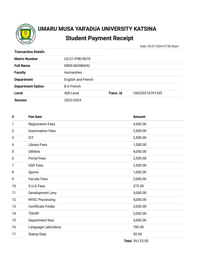 Registration Slip | PDF | Receipt | Payments