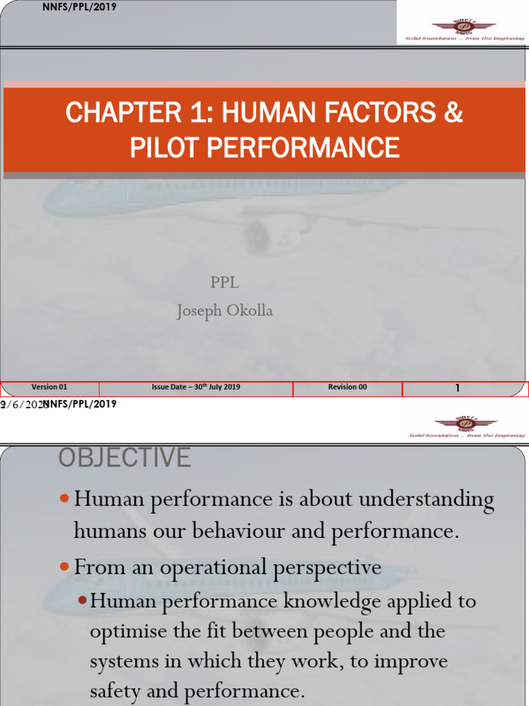 1 Human Factors and Pilot Performance | PDF | Artery | Blood