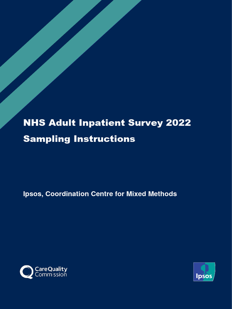 Patient Experience Sampling Instructions | PDF | Patient | Sampling ...