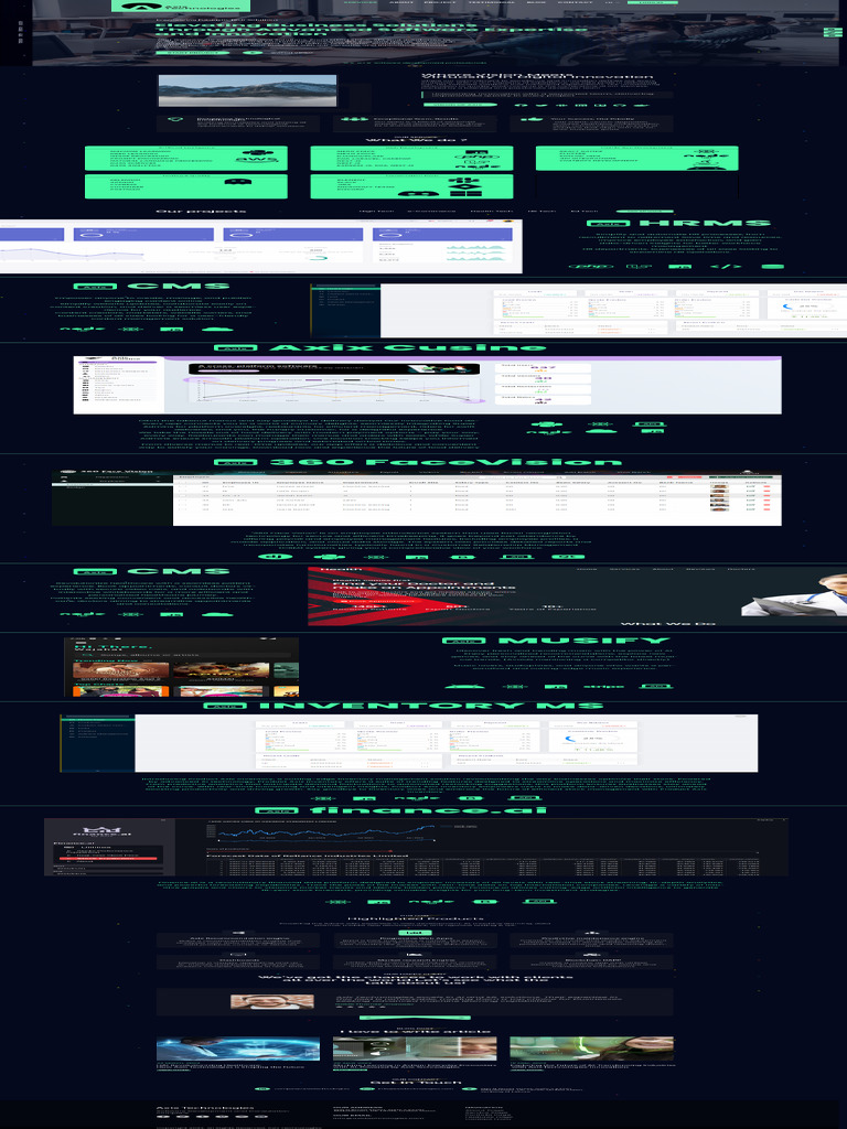 Axix Technologies Portfolio | PDF