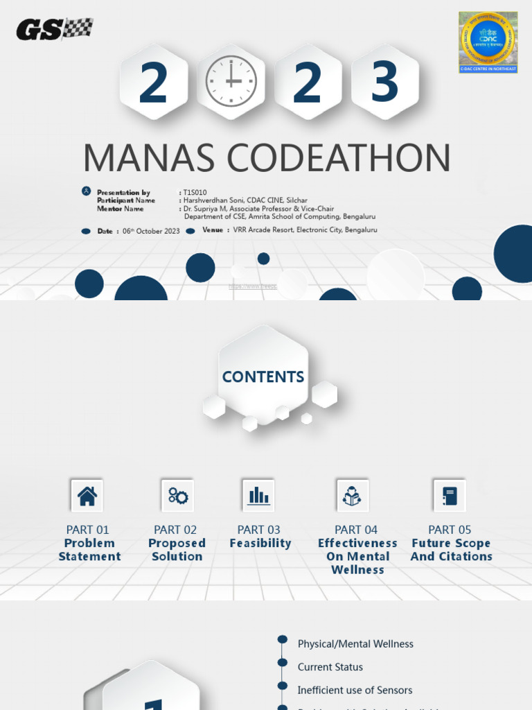 MANAS Codeathon Presentationshare | PDF