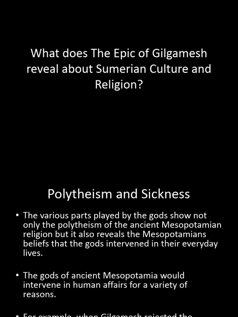 Ch2. Aspects of Sumerian Civilization in Gilgamesh | PDF | Religious ...