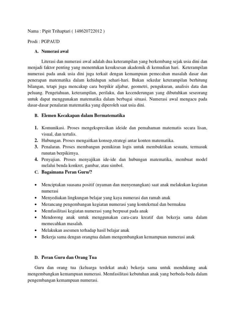 Ringkasan Pipit | PDF | Karier & Perkembangan