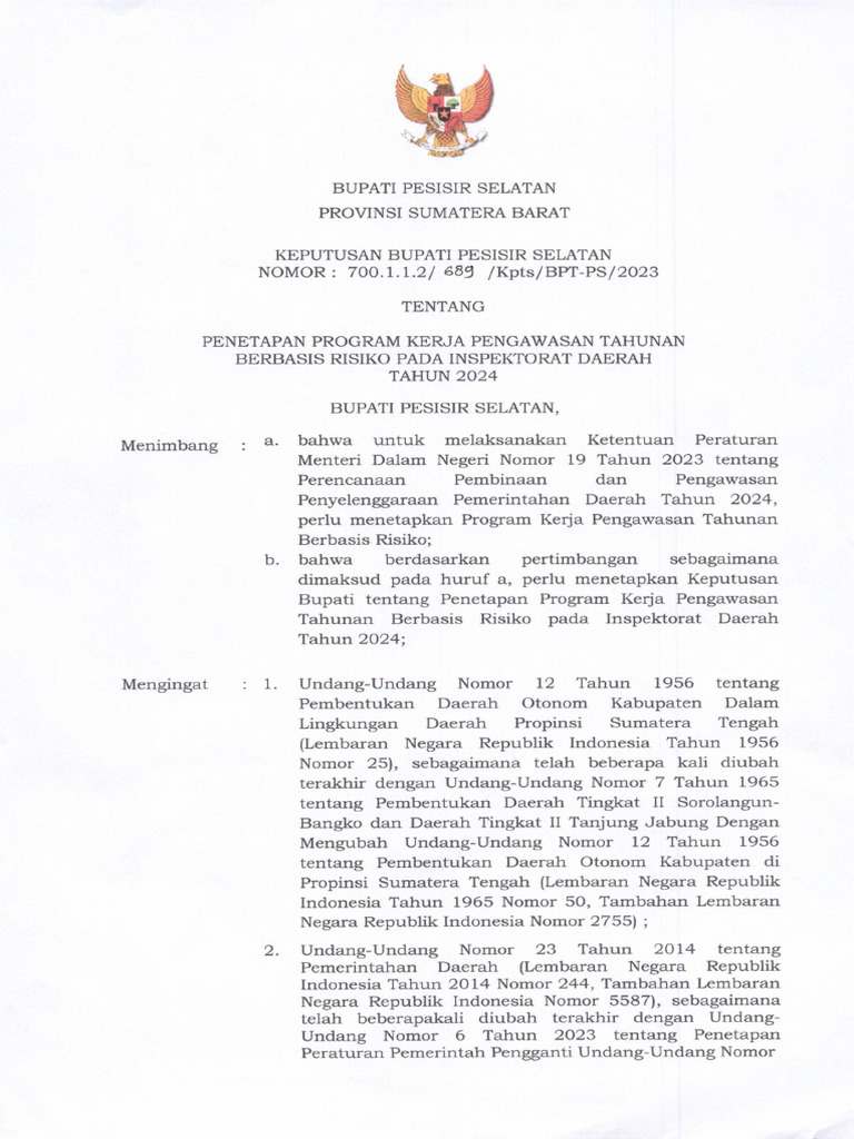 PKPT Berbasis Risiko 2024 | PDF