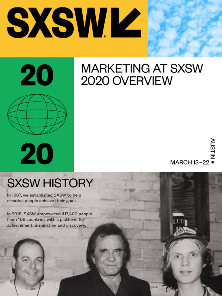 SXSW 2020 Marketing Overview and Insights | PDF | Entertainment