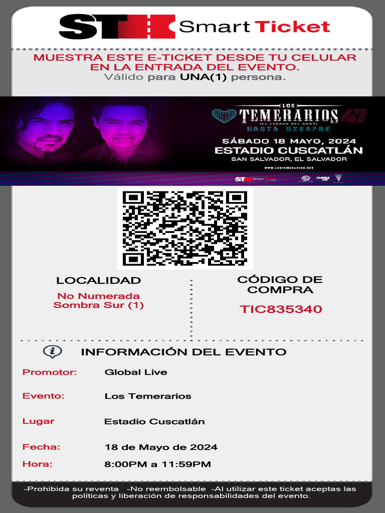 SmartTicket 835340 | PDF