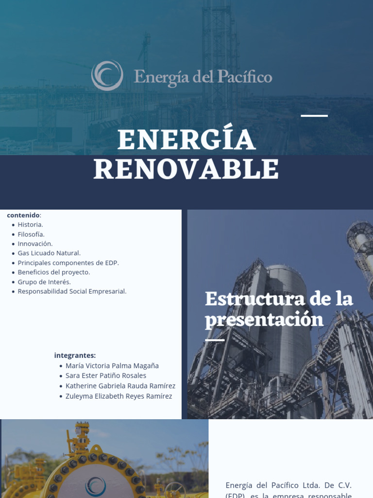Edp Presentacion | PDF | Gas natural licuado | Gas natural