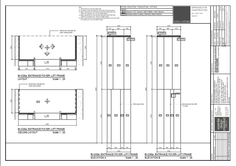 House 15 FFE - Lift Drawings 2 | PDF | Civil Engineering | Buildings ...