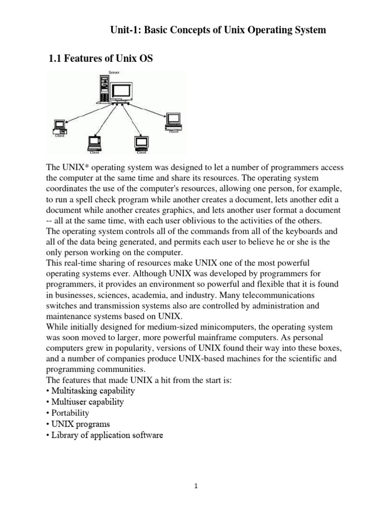 Unit 1 | PDF | Command Line Interface | Shell (Computing)