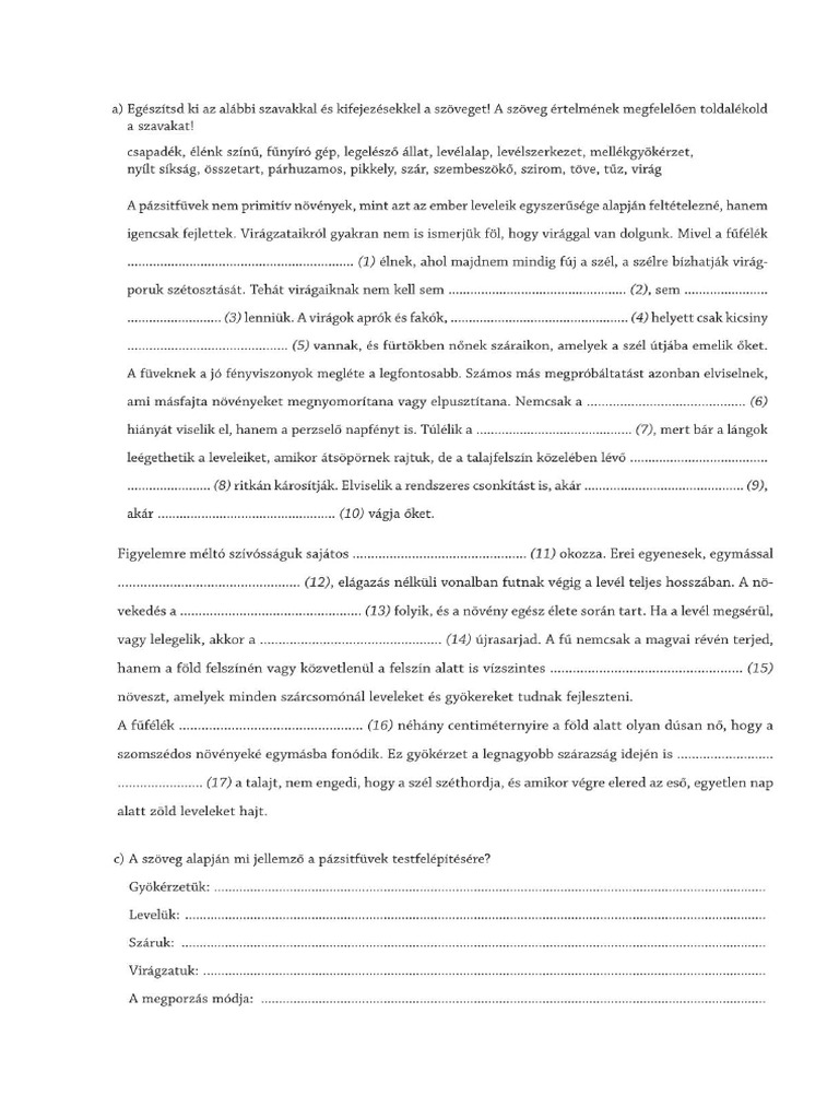 6.o. Ter - Ism. Gyak. Rétek | PDF