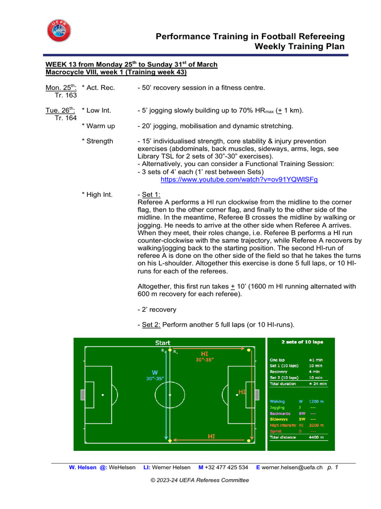 Macrocycle - VIII - 2023-24 March 25-May 05 | PDF | Physical Fitness ...