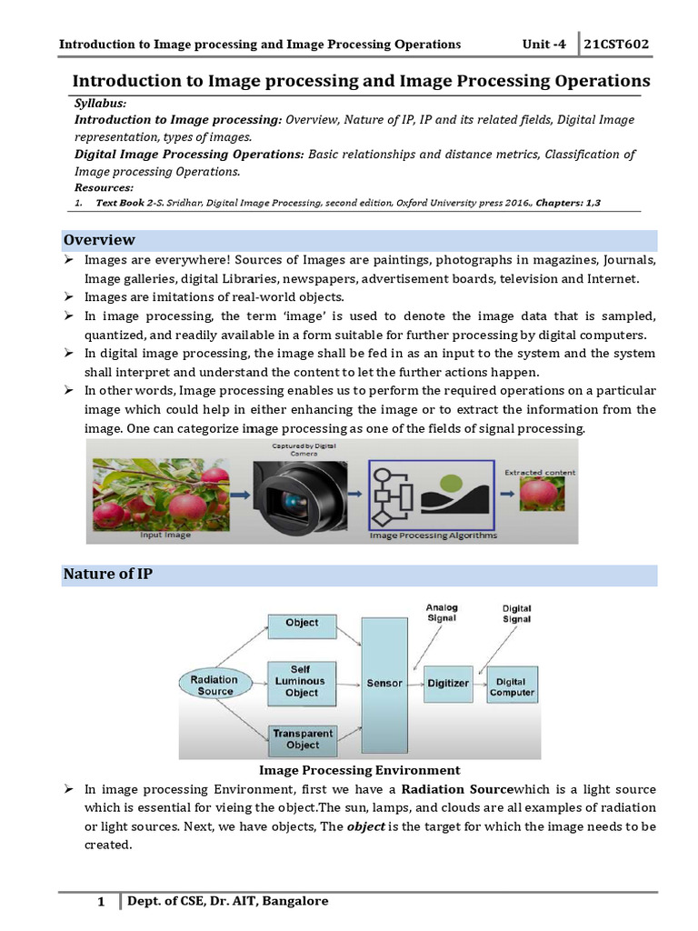 Unit 4 | PDF | Image Resolution | Medical Imaging