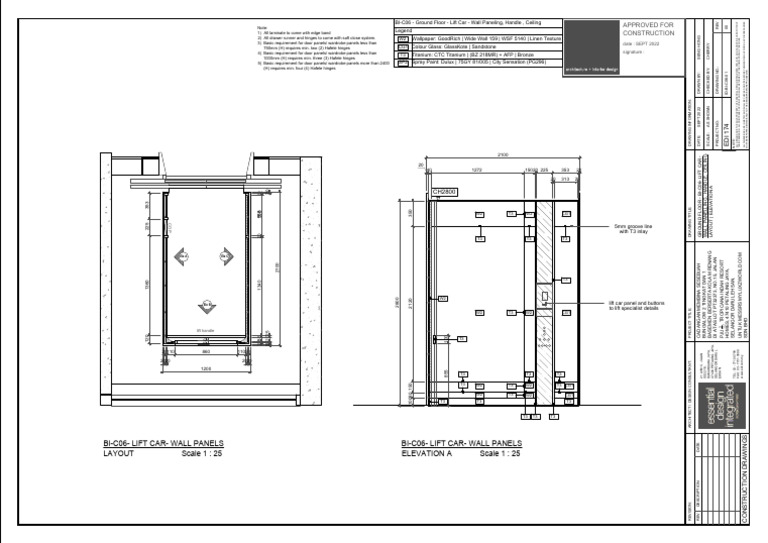 House 15 FFE - Lift Drawings 6 | PDF | Architectural Design | Architecture