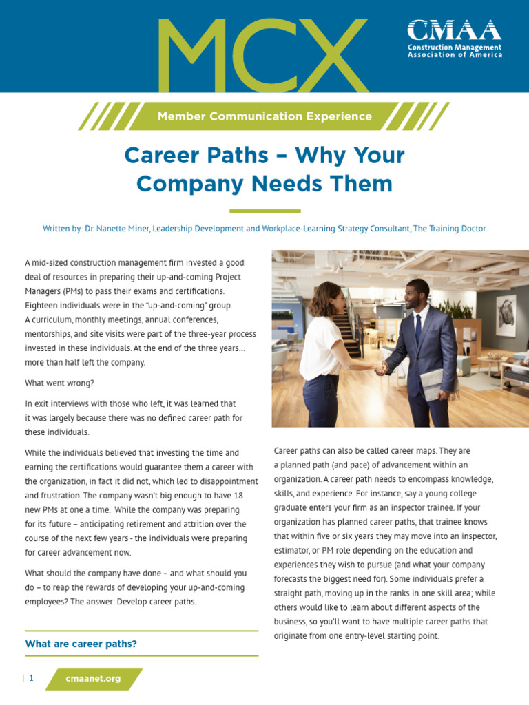 Career Paths | PDF | Employee Retention | Business